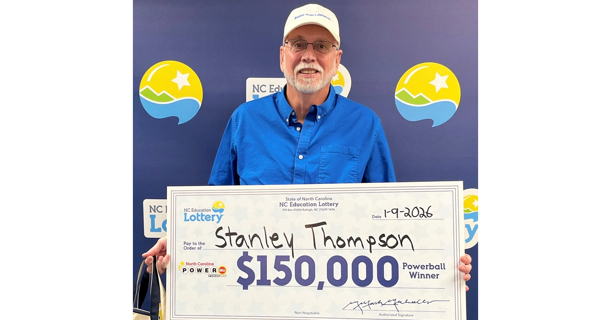 North Carolina man wins “satisfying” $150,000 Powerball prize | Powerball