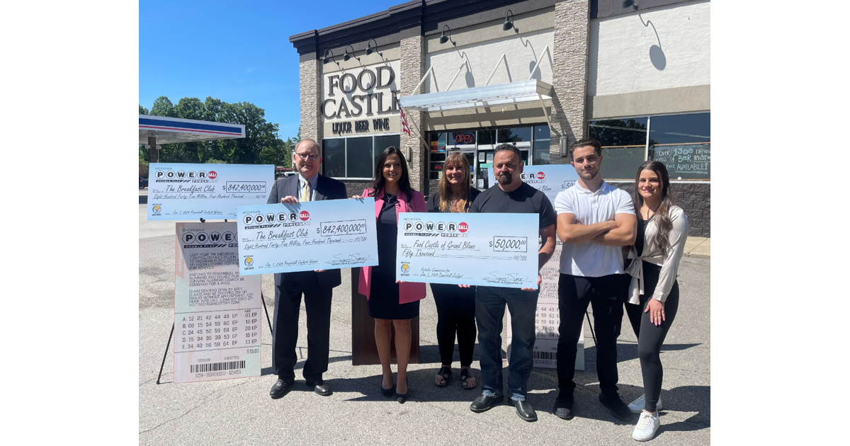 Mid-Michigan Lottery Club Claims $842.4 Million Powerball Jackpot ...