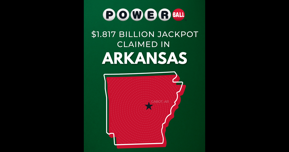 Arkansas Lottery player claims $1.8 billion Powerball jackpot | Powerball